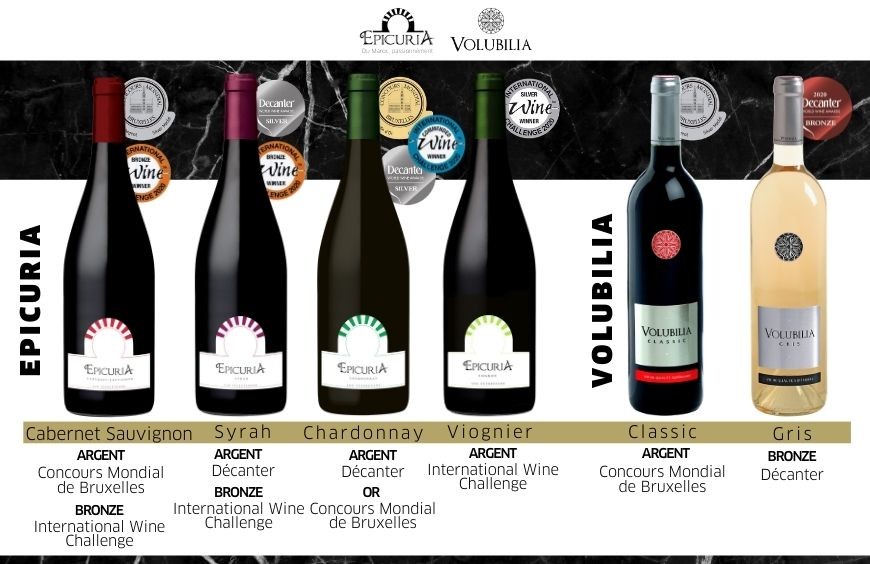 De belles récompenses cette année pour Epicuria et Volubilia